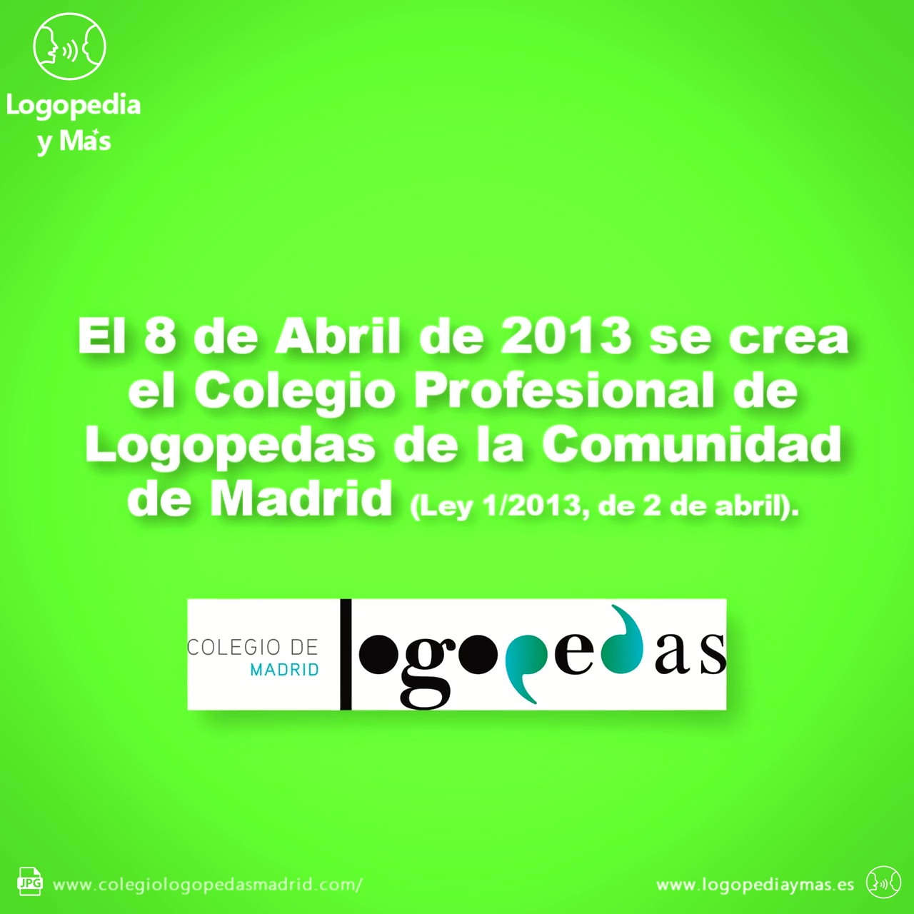 COLEGIO de LOGOPEDAS de MADRID 🥇 | LISTADO